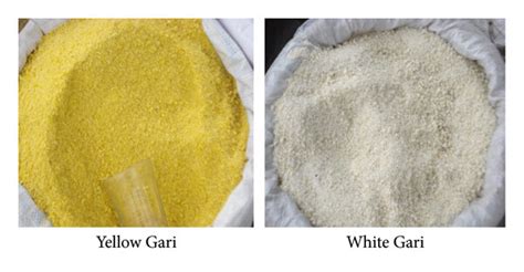 Yellow And White Gari Found On Market Stalls In Cameroon Download