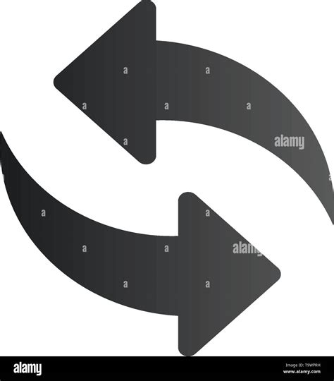 Refresh Reload Isolated Flat Web Mobile Icon Vector Illustration