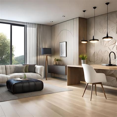 Premium Ai Image Modular Interior Design