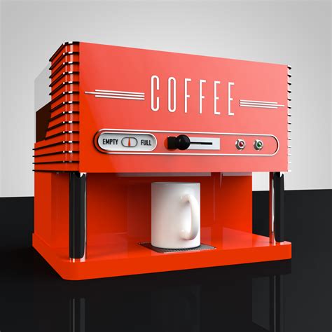 Coffee Maker 3d Model And Animation On Behance