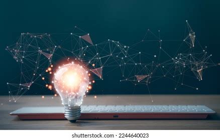 Light Bulb Keyboard Computer Images Stock Photos Vectors Shutterstock