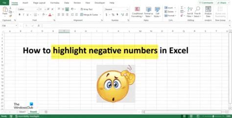 How To Highlight Negative Numbers In Excel