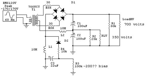 Choke Input Capacitor Input Power Supply W8JI Website