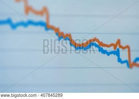 Two Lines Chart Image Photo Free Trial Bigstock