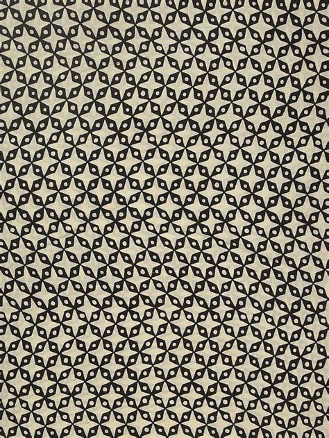 Bagru Black Natural Dyed Grey Roman Motif Pattern Cotton Cambric Fabri