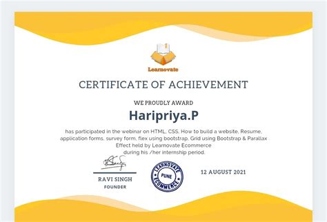 haripriya p on linkedin achievement webdevelopmentinternship