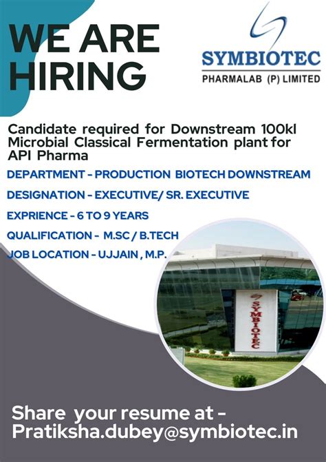 pratiksha dubey on linkedin api downstream symbiotec ujjain