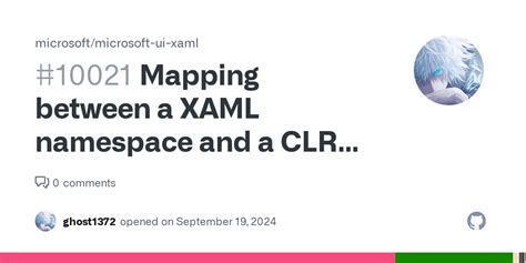 Mapping Between A Xaml Namespace And A Clr Namespace In Winui 3 · Issue 10021 · Microsoft