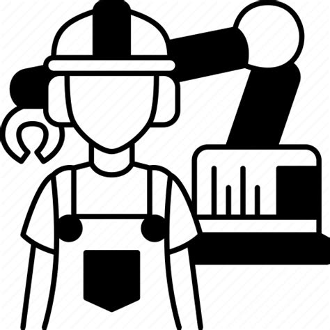 Engineer System Install Robotic Control Icon Download On Iconfinder