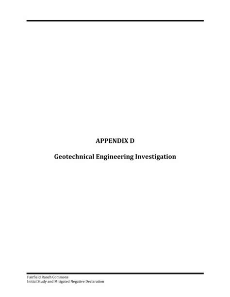Pdf Appendix D Geotechnical Engineering Investigation Dokumentips