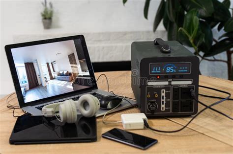 Portable Power Station Solar Electricity Generator Laptop Phone Tablet And Digital Camera