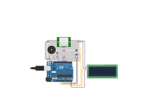 Circuit Design Sensor De Movimento Com Alarme Tinkercad