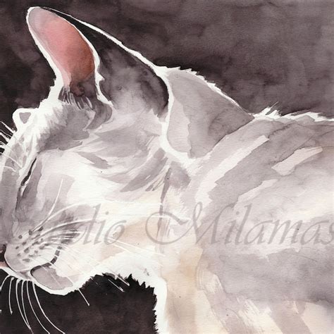 Oriental Watercolor Etsy