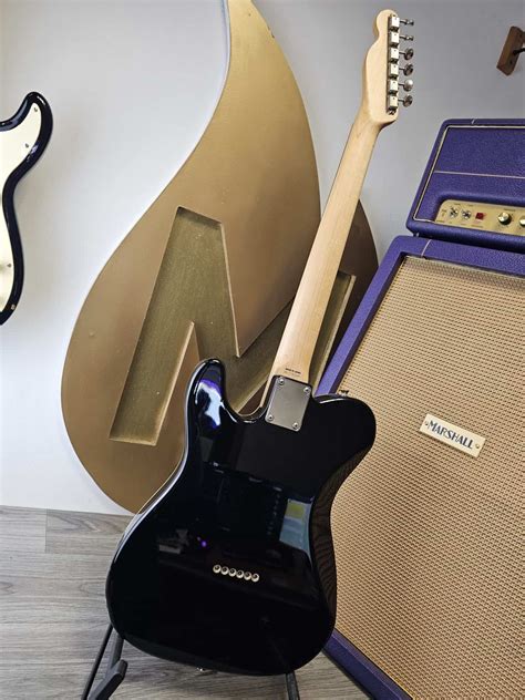 Fender Japan Telecaster Fsr Black White Binding Kill Switch