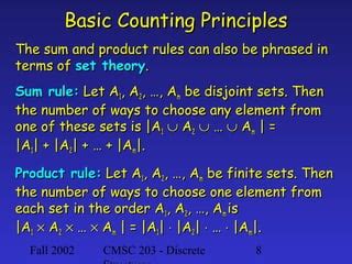 Discrete Mathematics Counting And Logic Relation PPT