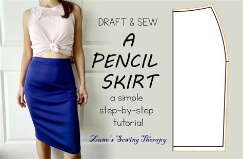 Diy Pencil Skirt An Easy Drafting Sewing Tutorial Artofit