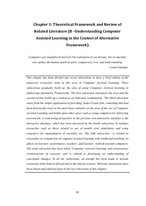 Pdf Chapter 3 Theoretical Framework And Review Of Related Literature B Understanding