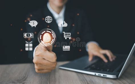 Fingerprint Scan Provides Security Access With Biometrics Identification Business Technology