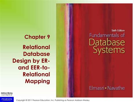 Ppt Chapter 9 Relational Database Design By Er And Eer To Relational