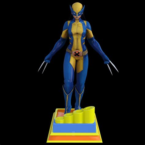 Stl File Sex Supper Hero Pen Girl5 🖊️ Obj・3d Printer Model To