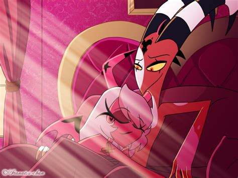 Rule 34 2demons After Sex Blitzo Helluva Boss Canon Couple Cuddling Helluva Boss Imp