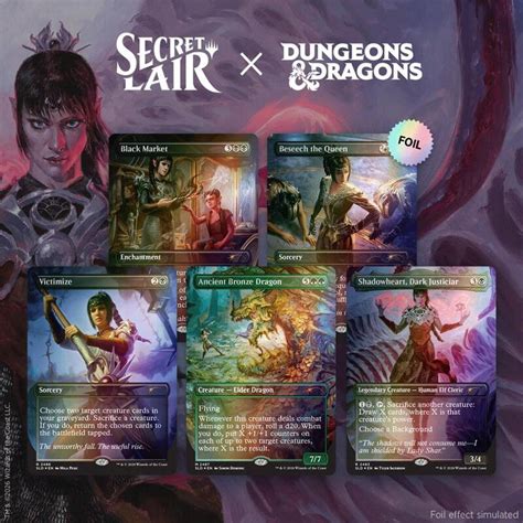 Secret Lair Drop Secret Lair X Dungeons And Dragons Shadowhearts