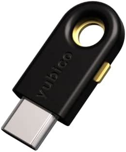 Yubico Security Key C NFC Black Two Factor Authentication 2FA Security Key Connect Via