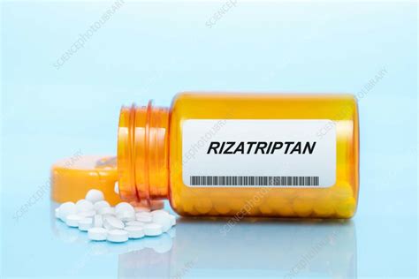 Rizatriptan Pill Bottle Conceptual Image Stock Image F036 8245 Science Photo Library