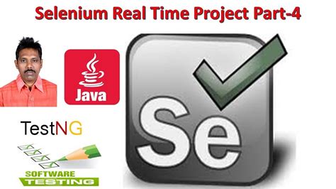 Selenium Live Project 4real Time Project Testing Using Selenium Java And Testngg C Reddy