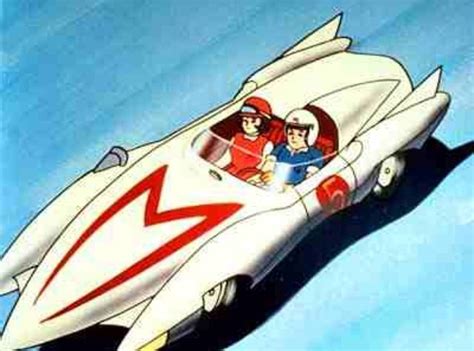 Speed Racer With Trixie And The Mach 5 Speed Racer Cartoon Speed