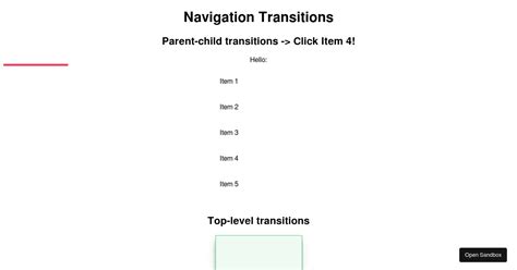 Material Motion Codesandbox