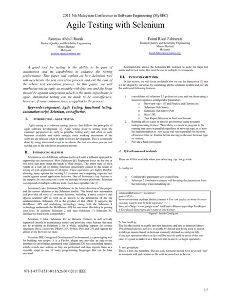 agile testing with selenium pdf selenium software computer