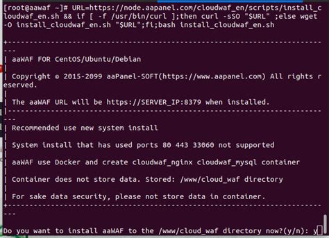 Tutorial Install Aawaf Waf Gratis Dari Aapanel Cloudaja Artikel Cloud Hosting Indonesia