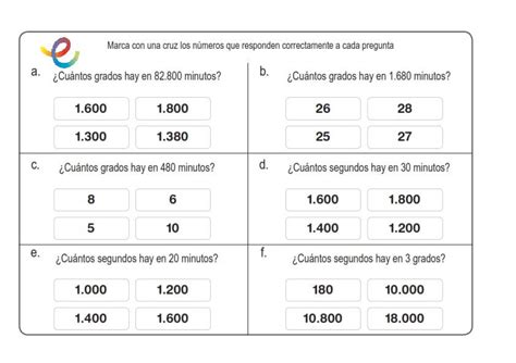 Matemáticas Ejercicios Para Niños De 9 11 Años