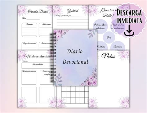 Diario Devocional Para Mujeres Imprimible Diario Cristiano En Español