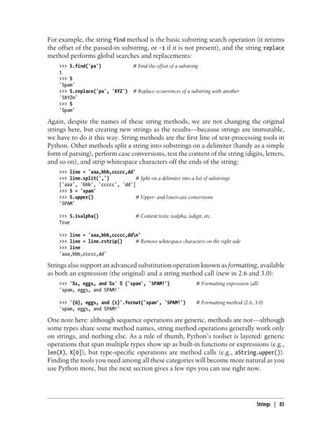 Chapter 4 Introducing Python Object Types — Learning Python From Scratch 010 Documentation