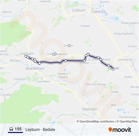 155 Route Schedules Stops And Maps Bedale Updated