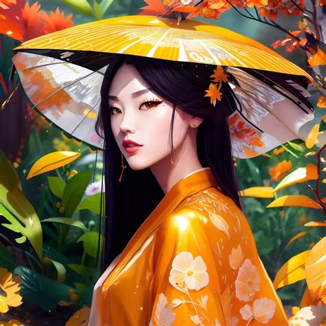 Живые обои Tropical Garden Orange скачать на