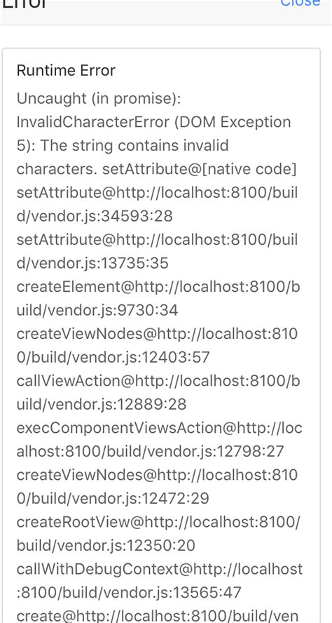 Error After Implementing Camera Plugin Ionic V Ionic Forum