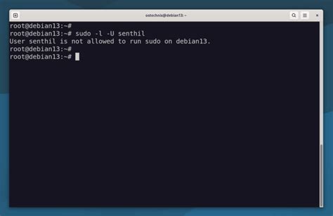 add delete grant sudo privileges to users in debian 13 12 ostechnix