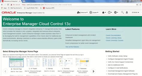 Step By Step Configuring A Oracle 13c Enterprise Manager Cloud Control Oracledbwr