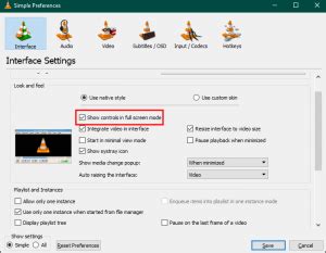 How To Hide Controls In VLC