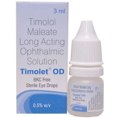 Timolet Od Eye Drop Pushti Care Exim