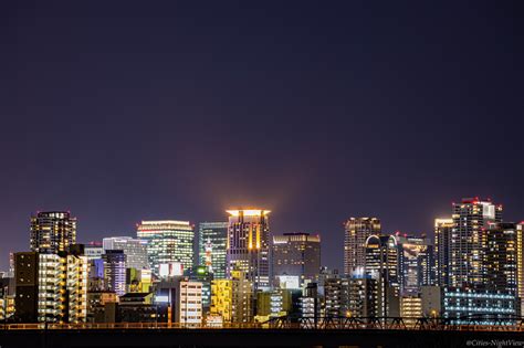 夜景撮影記 淀川河川公園毛馬地区 都市と夜景