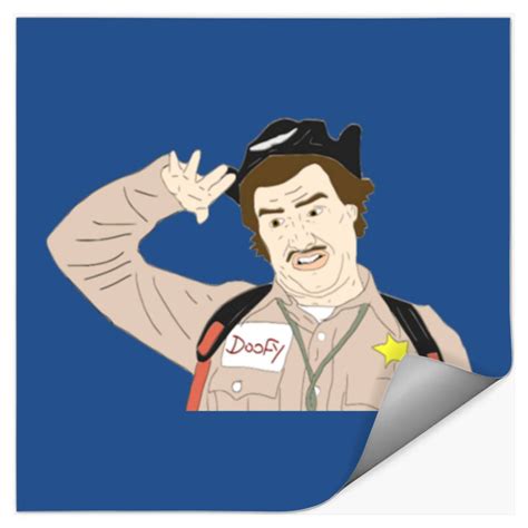 Officer Doofy Scary Movie Stickers Sold By Anti Inflation Pointer