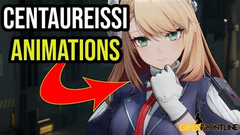 Girls Frontline 2 Centaureissi Character Design And Animations Youtube