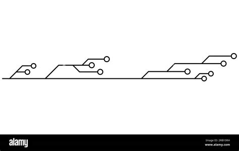 Printed Circuit Board Pcb Tracks Isolated On White Background