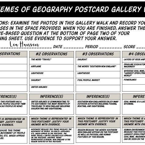 Geography Postcard Assignment At Gregorio Fields Blog