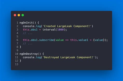 Angular And Rxjs Detecting Memory Leaks By Erxk Itnext