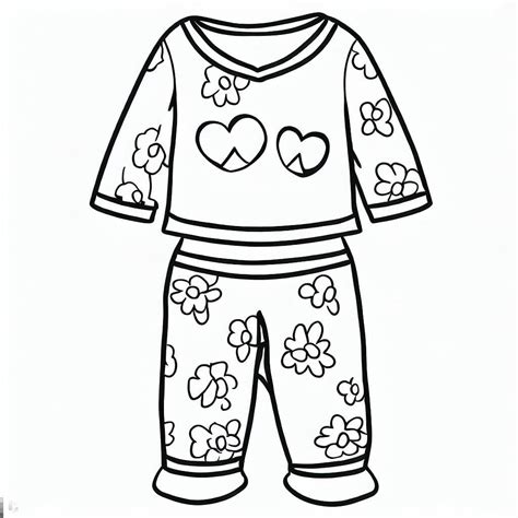 Desenhos De Pijamas Grátis Para Colorir E Imprimir Coloririnfo